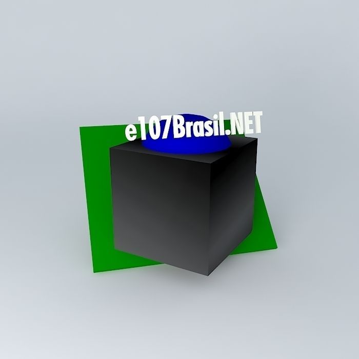 Brasil community logo free 3D model | CGTrader