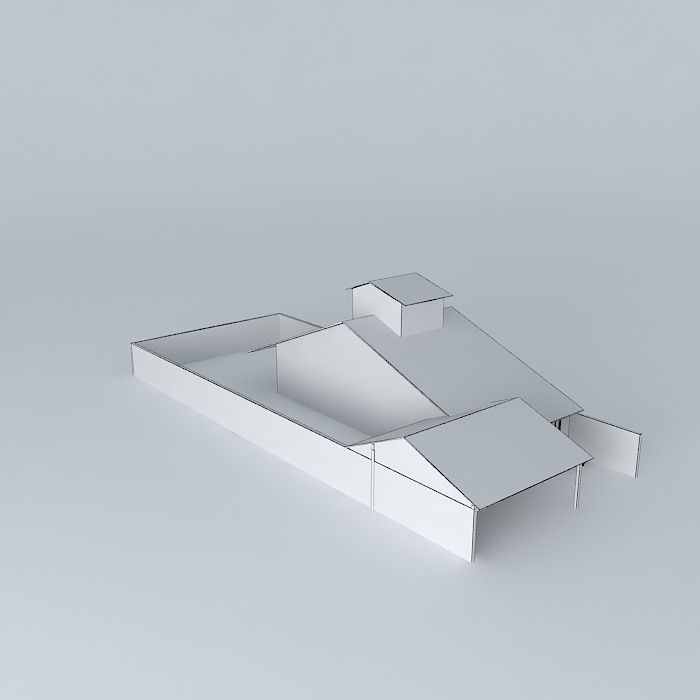 Front of house free 3D model | CGTrader