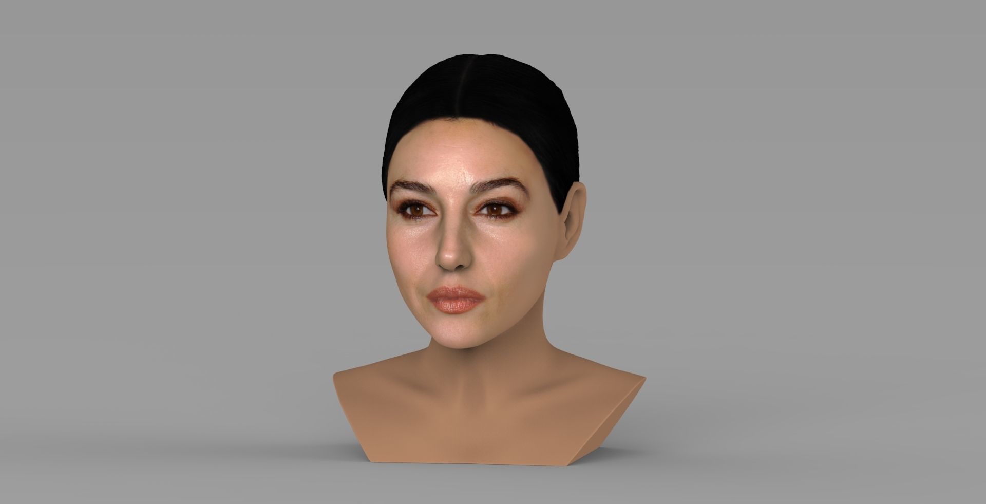 Monica Bellucci bust ready for full color 3D printing 3D model 3D ...