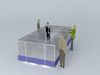 Storefront glass display case 3D model | CGTrader