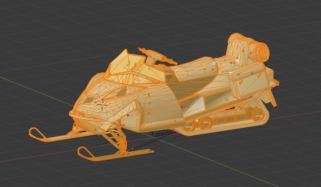 3D model Snowmobile 3D model VR / AR / low-poly | CGTrader