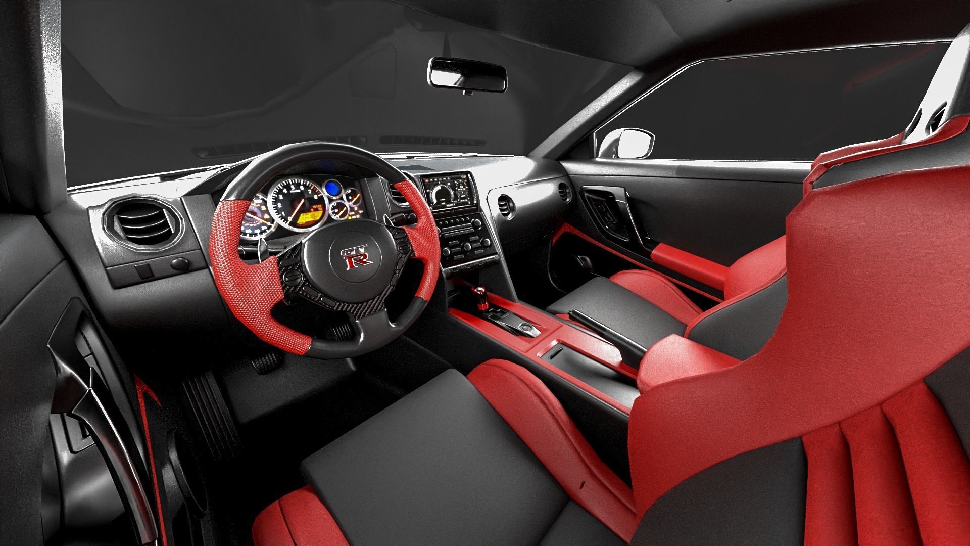 3D model NISSAN GT- R RACE CAR VR / AR / low-poly | CGTrader