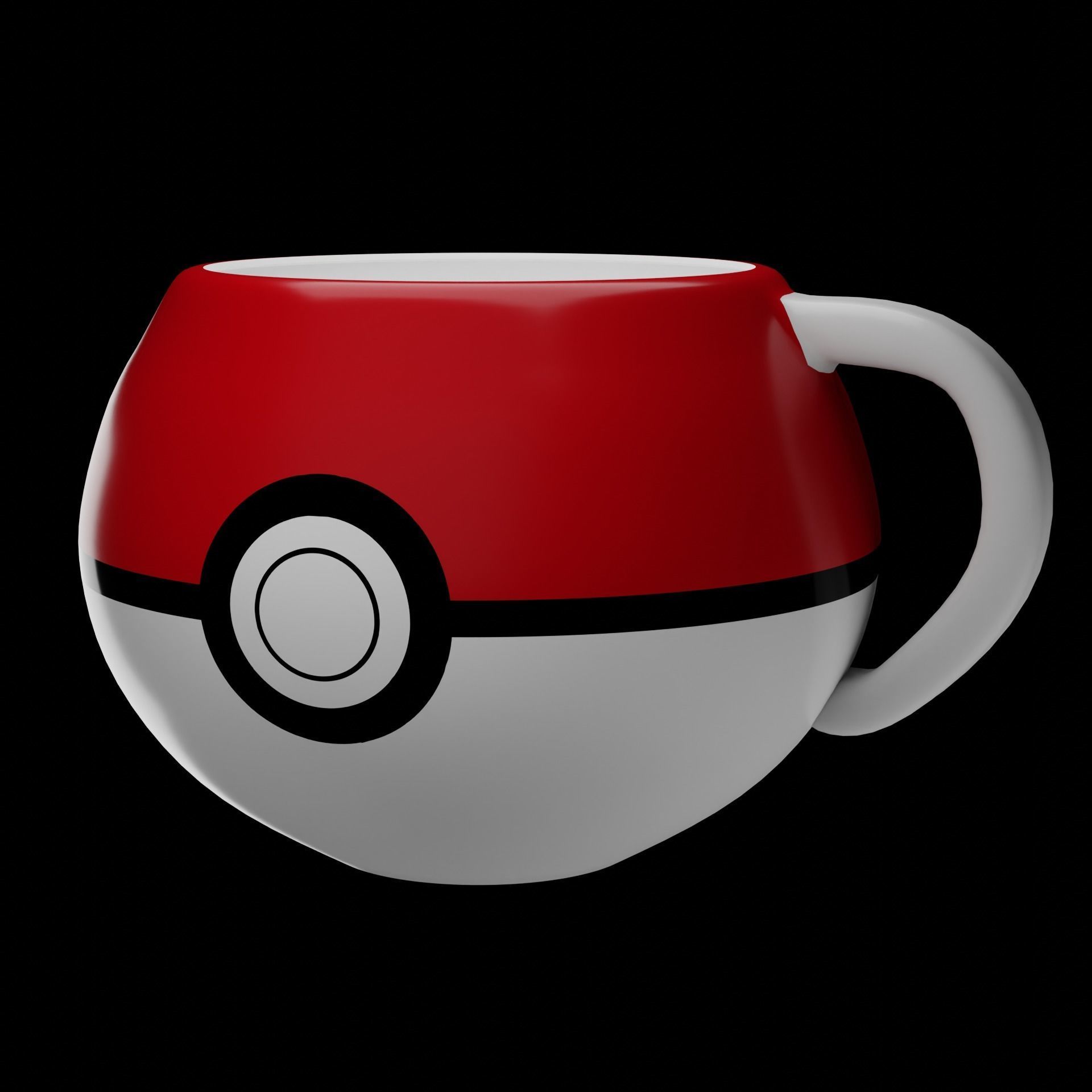 Pokemon - Pokeball Cup 3D Model free 3D model | CGTrader