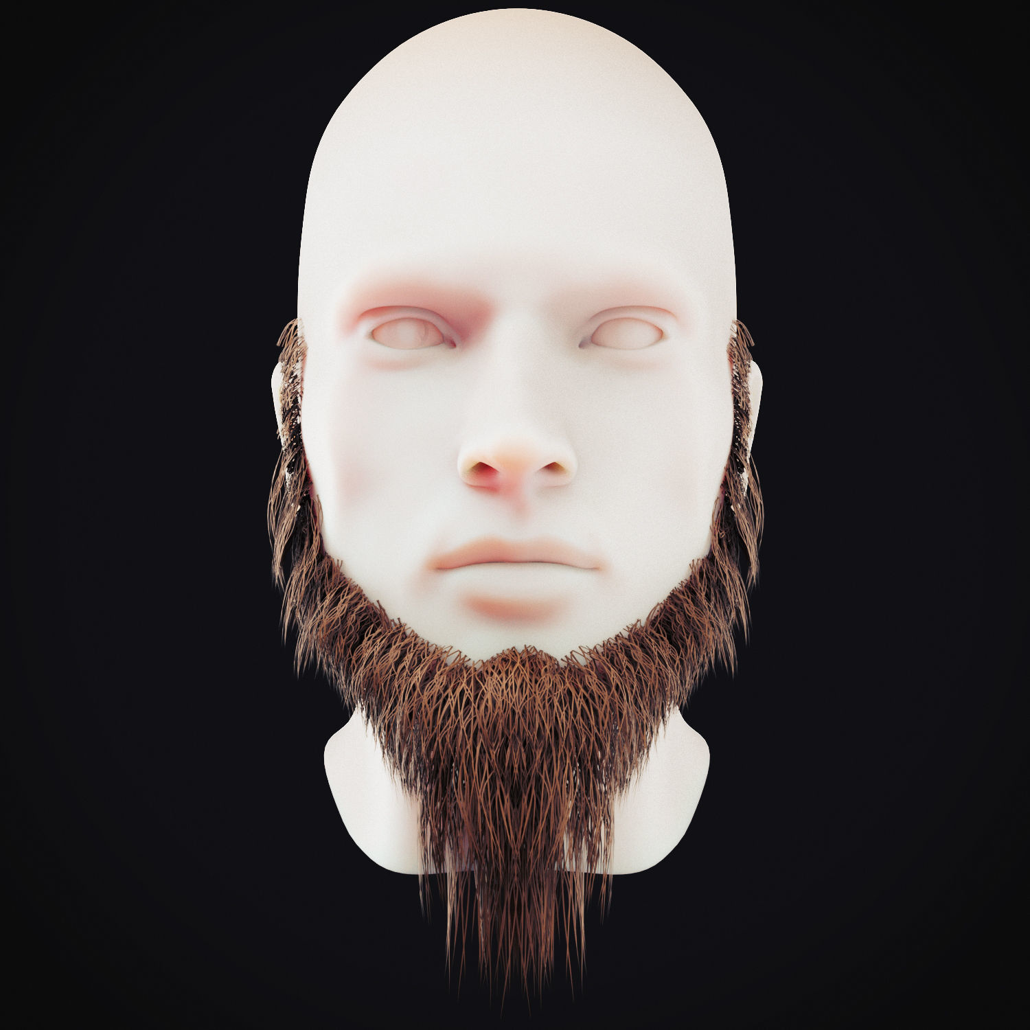 3D model Beard Low Poly 5 VR / AR / low-poly | CGTrader