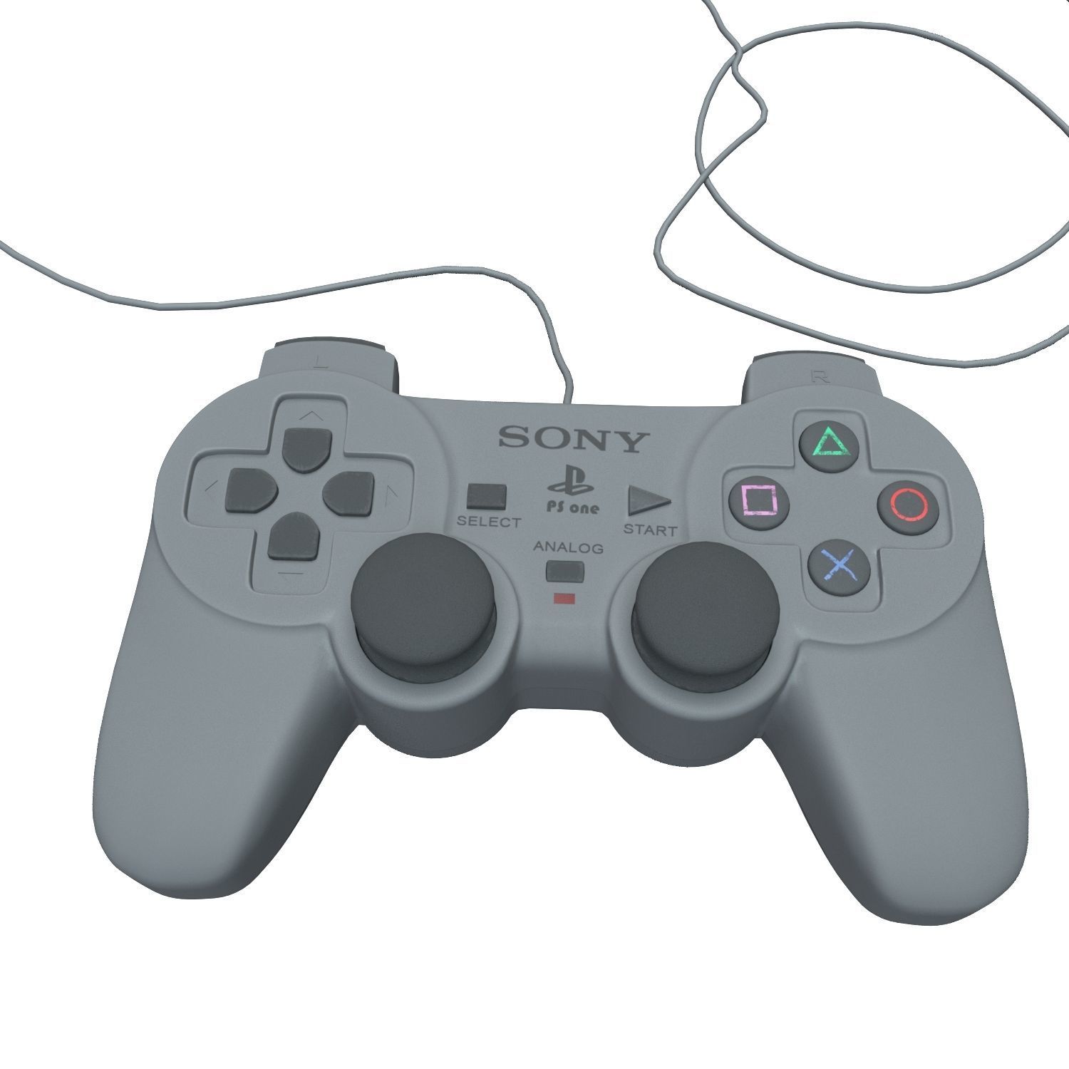 Playstation One Slim 3D model | CGTrader