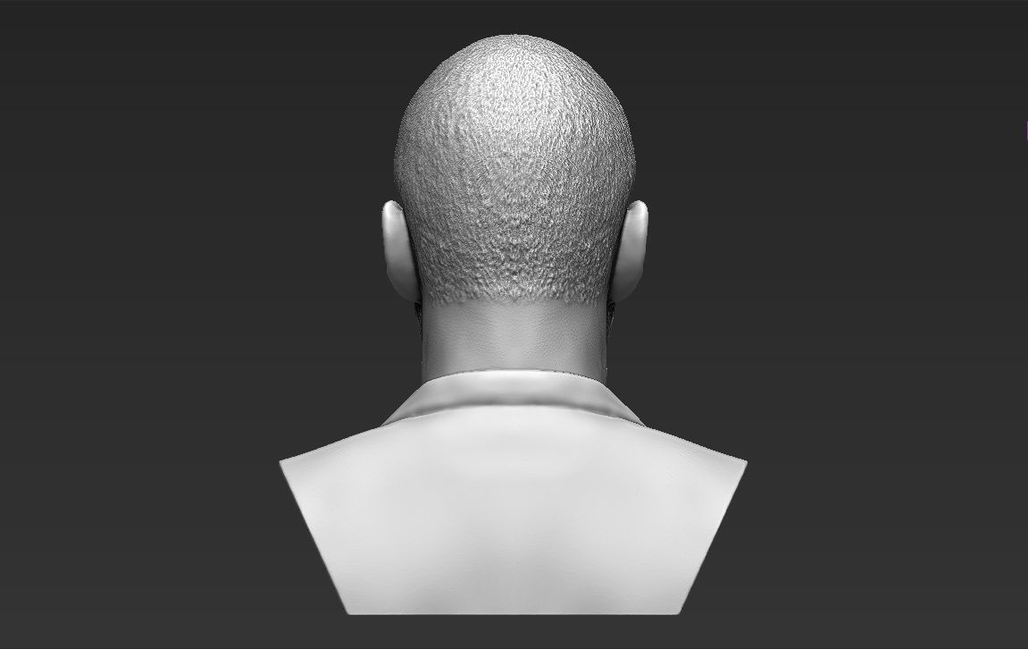 Jason Statham bust 3D printing ready stl obj formats 3D model 3D ...