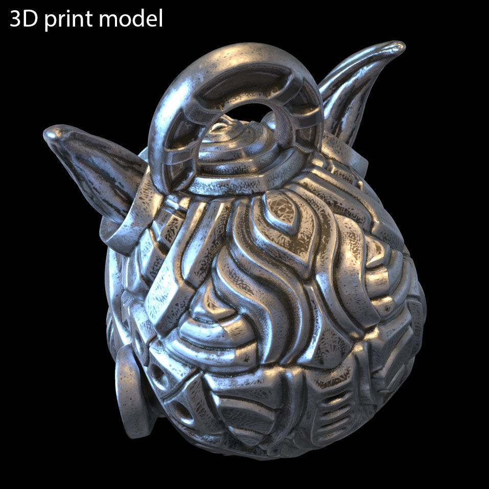 skull Pendant jewelry Demon vol3 3D model 3D printable | CGTrader
