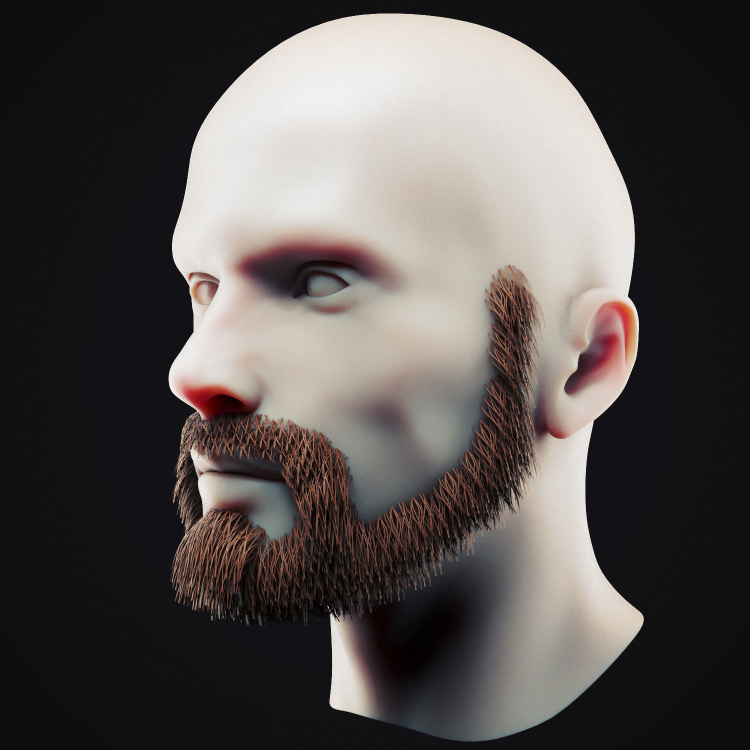 3D Model Collection Beard Low Poly Pack VR / AR / low-poly | CGTrader