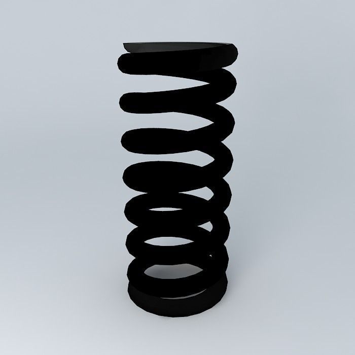 Spring spiral free 3D model | CGTrader