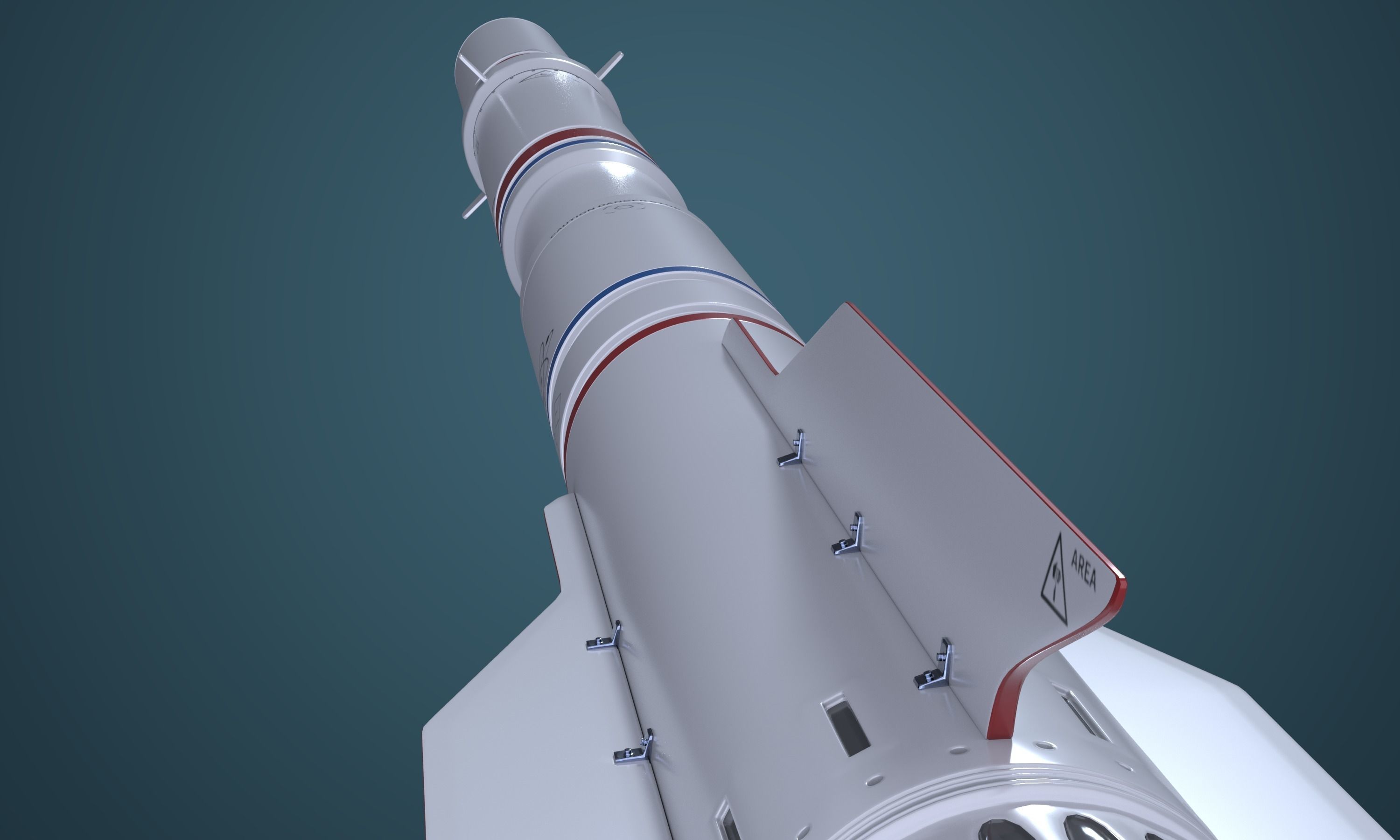Nuclear Poison Missile Mk1 M 3D model | CGTrader