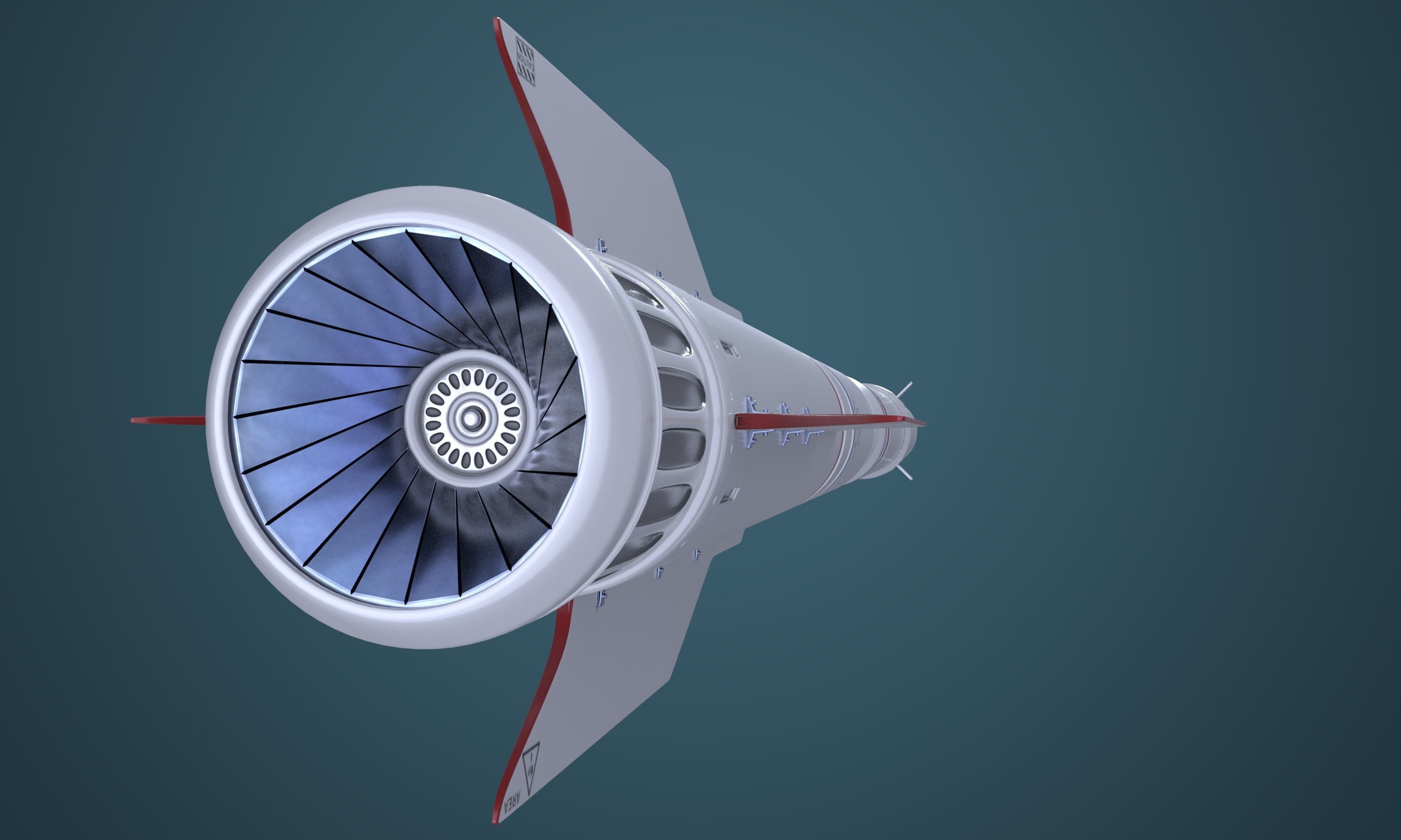 Nuclear Poison Missile Mk1 M 3D model | CGTrader