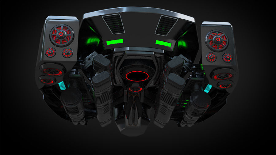 alien drone 3D model rigged | CGTrader
