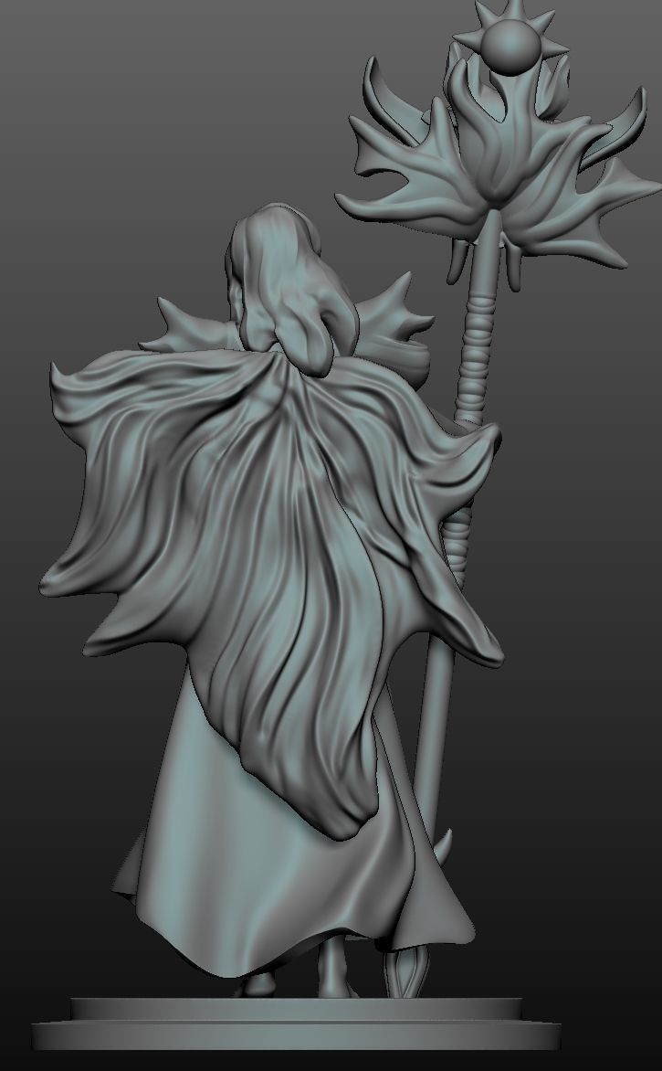 Fantasy Fire goddess 3D model 3D printable | CGTrader