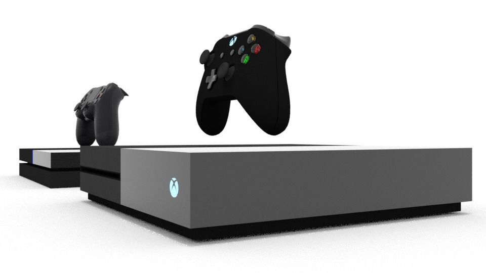 Xbox Two and PS5 - Concept Arts 3D model | CGTrader