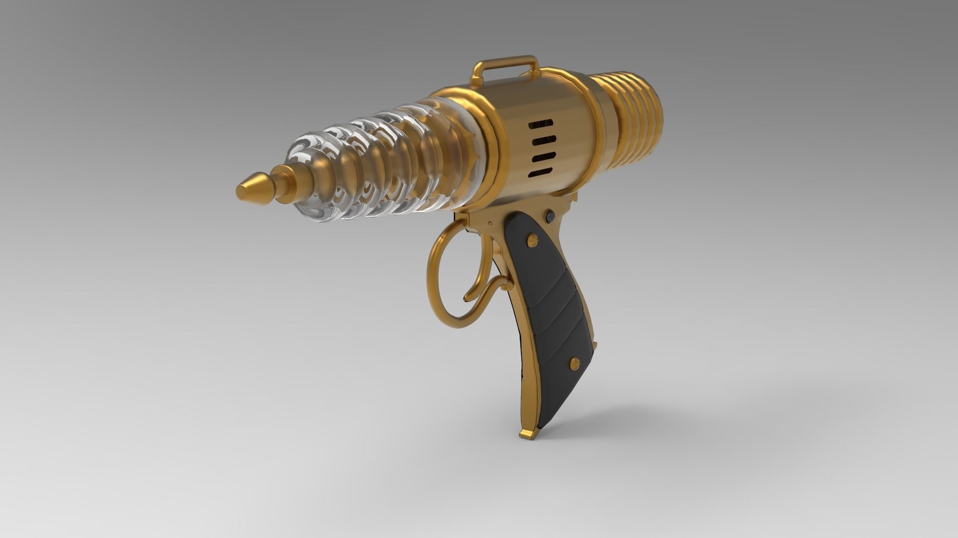 3D model A 3D Laser Gun VR / AR / low-poly | CGTrader