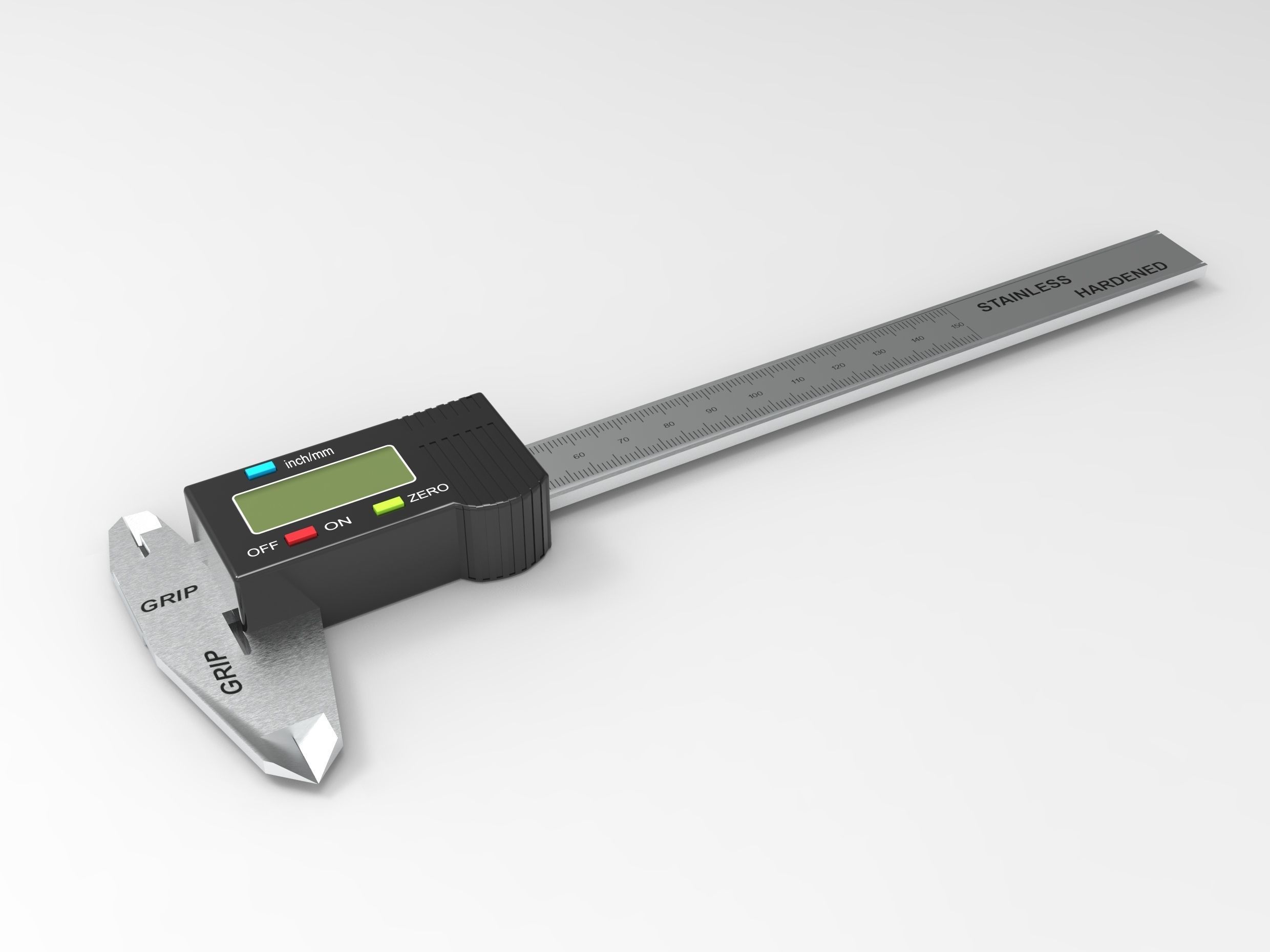 digital Vernier Calipers 3D model | CGTrader