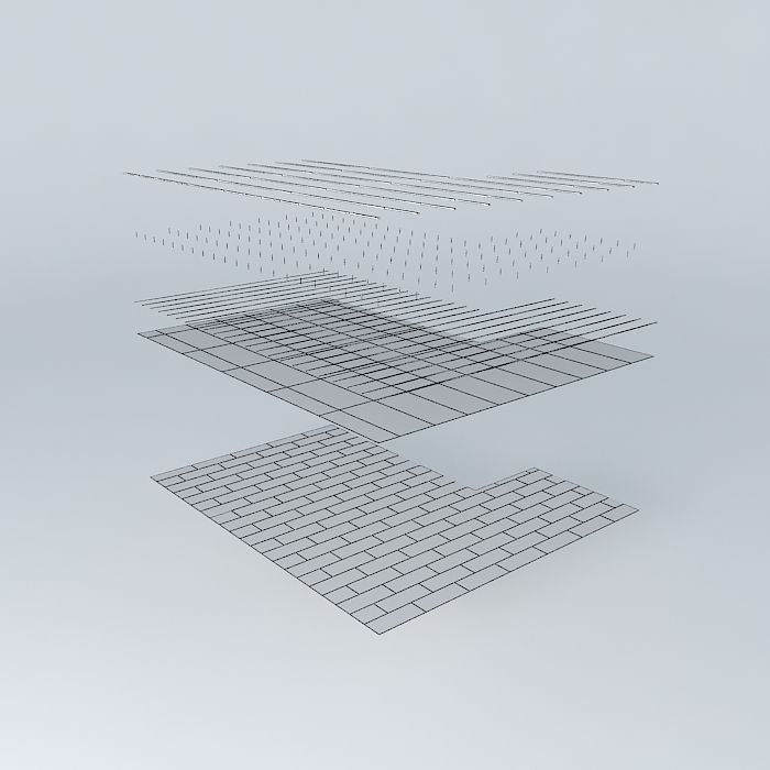 Home building materials free 3D model | CGTrader