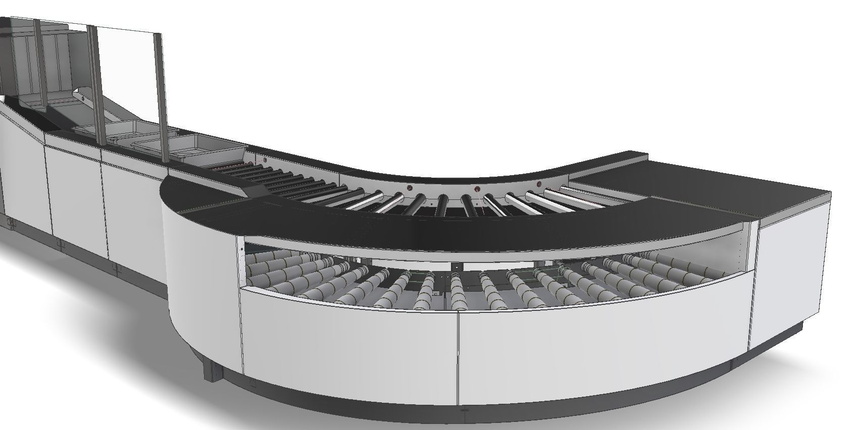 AUTOMATIC TRAY RETURN SYSTEM - BHS 3D model | CGTrader