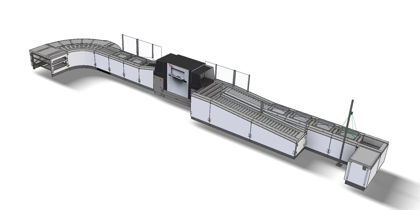 AUTOMATIC TRAY RETURN SYSTEM - BHS 3D model | CGTrader