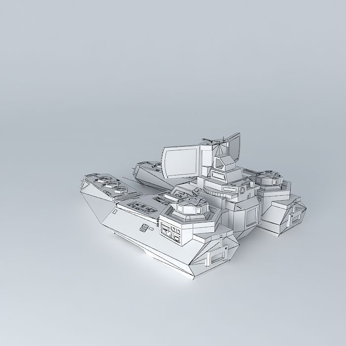 Deanimator Microwave Hover Tank free 3D model | CGTrader