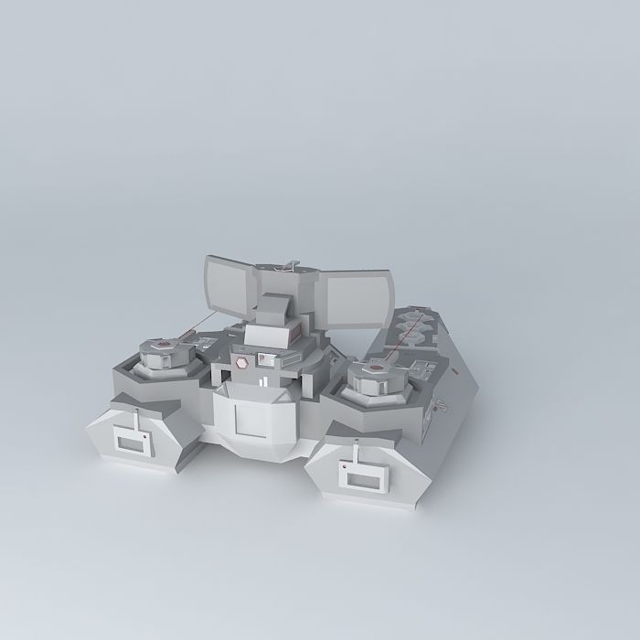 Deanimator Microwave Hover Tank free 3D model | CGTrader