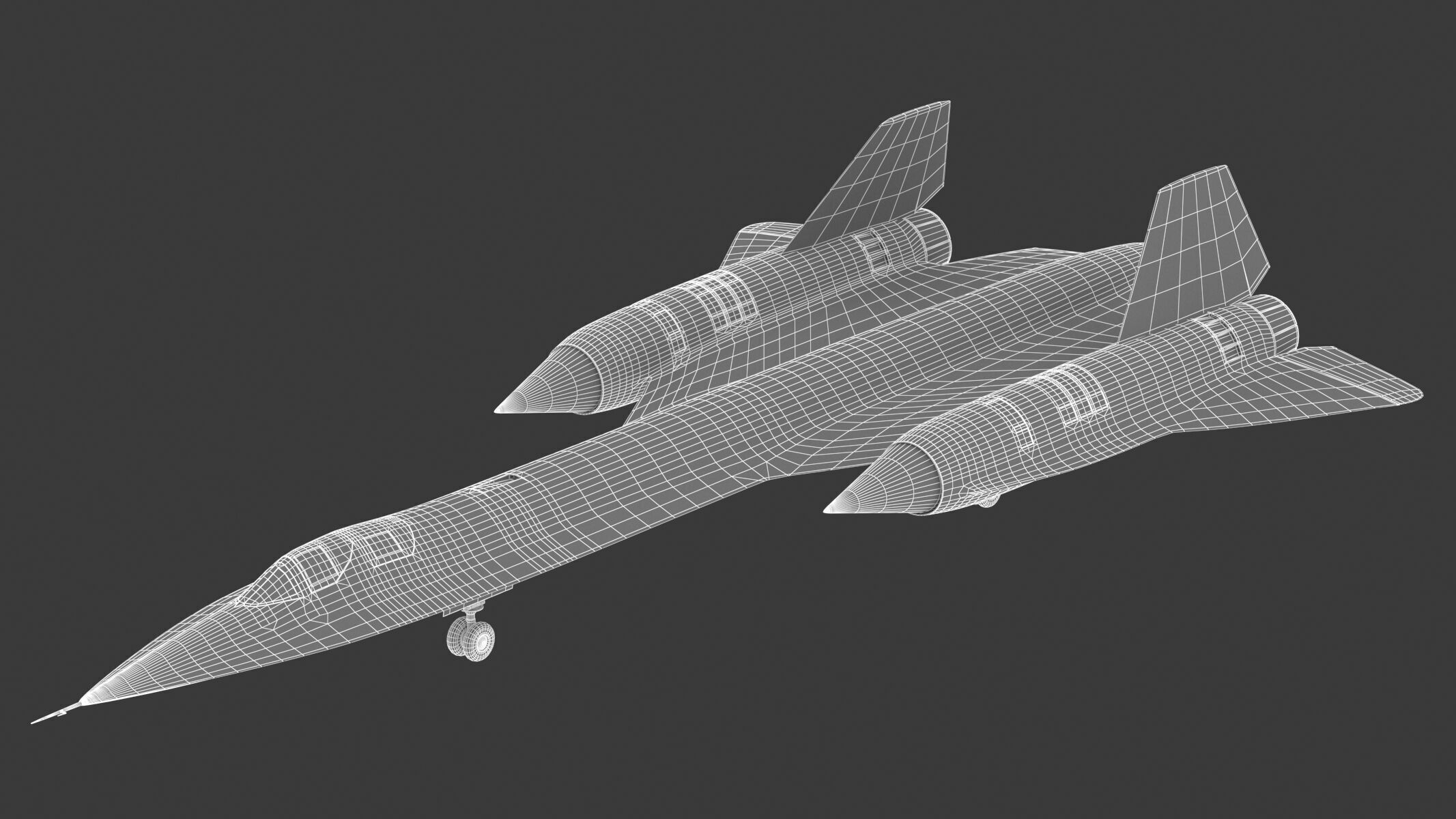 Lockheed SR-71 Blackbird 3D model | CGTrader