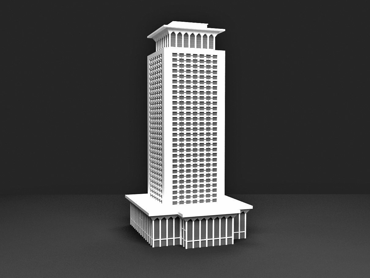 Egyptian Ministry of Foreign Affairs building 3D model | CGTrader