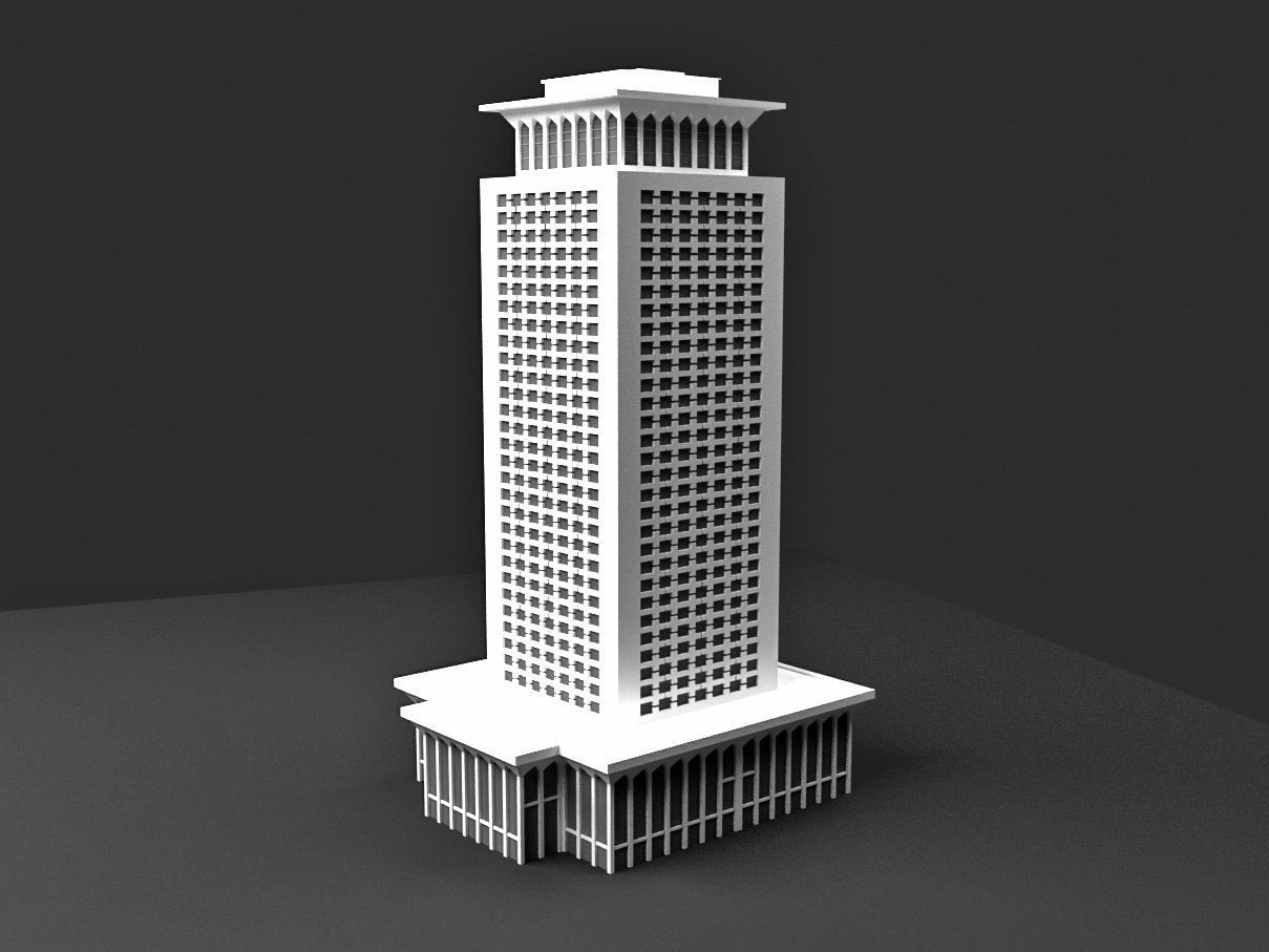 Egyptian Ministry of Foreign Affairs building 3D model | CGTrader