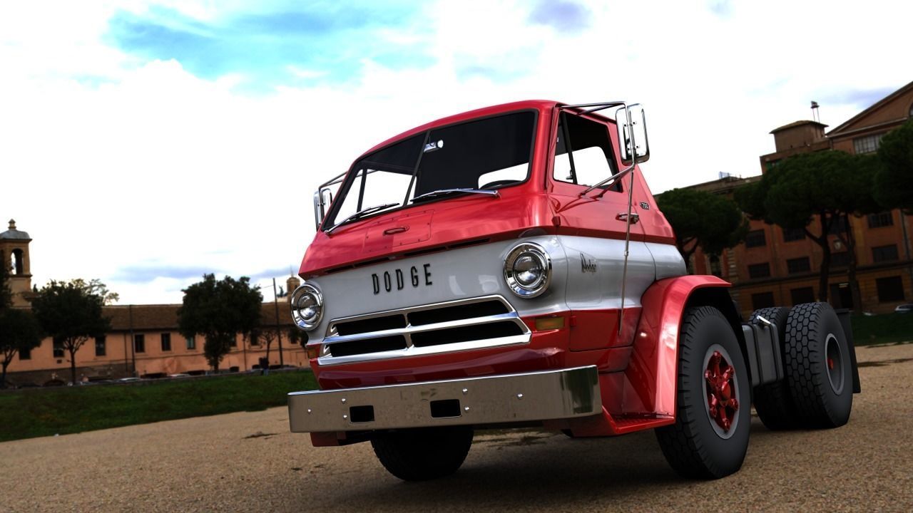 DODGE L700 TILT CAB TRUCK 1969 3D model | CGTrader