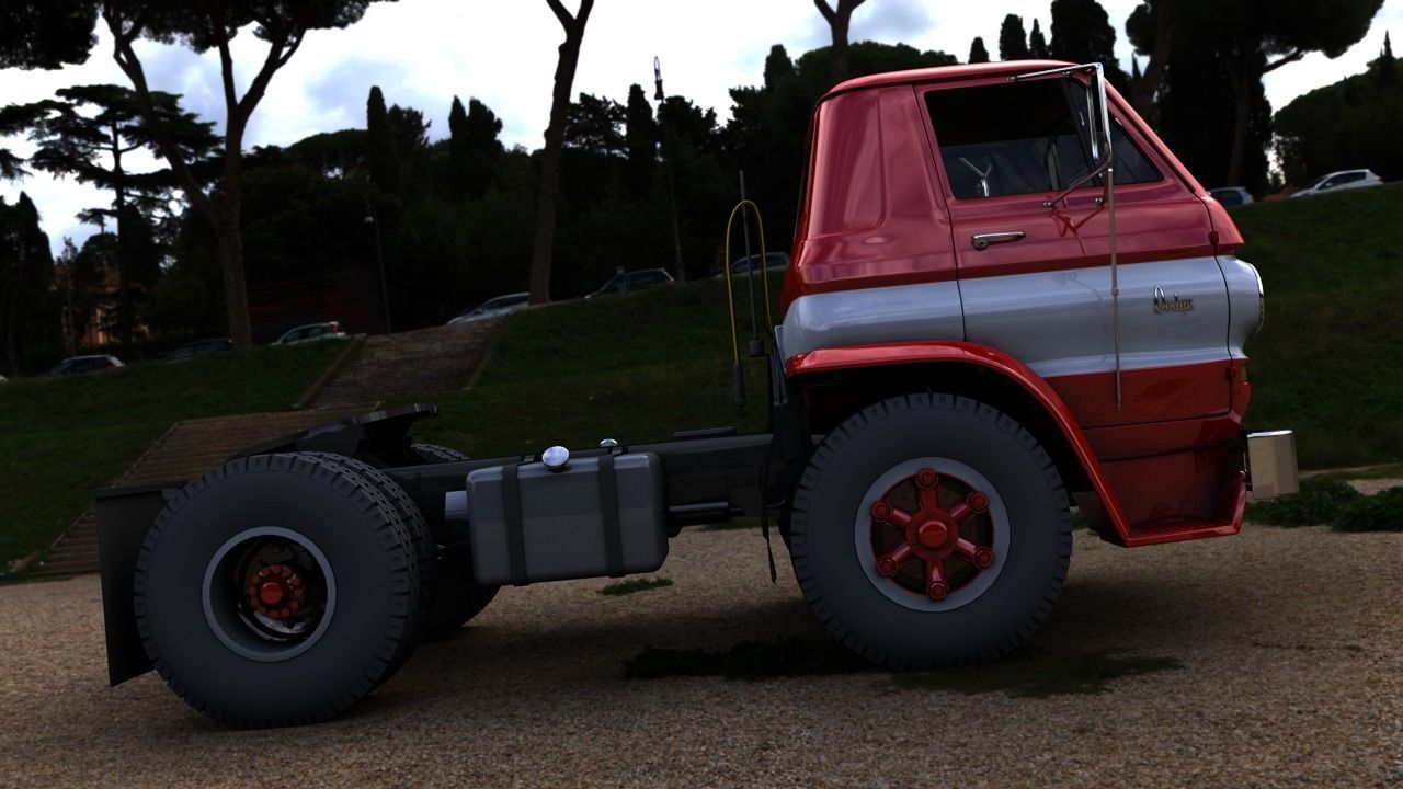 DODGE L700 TILT CAB TRUCK 1969 3D model | CGTrader
