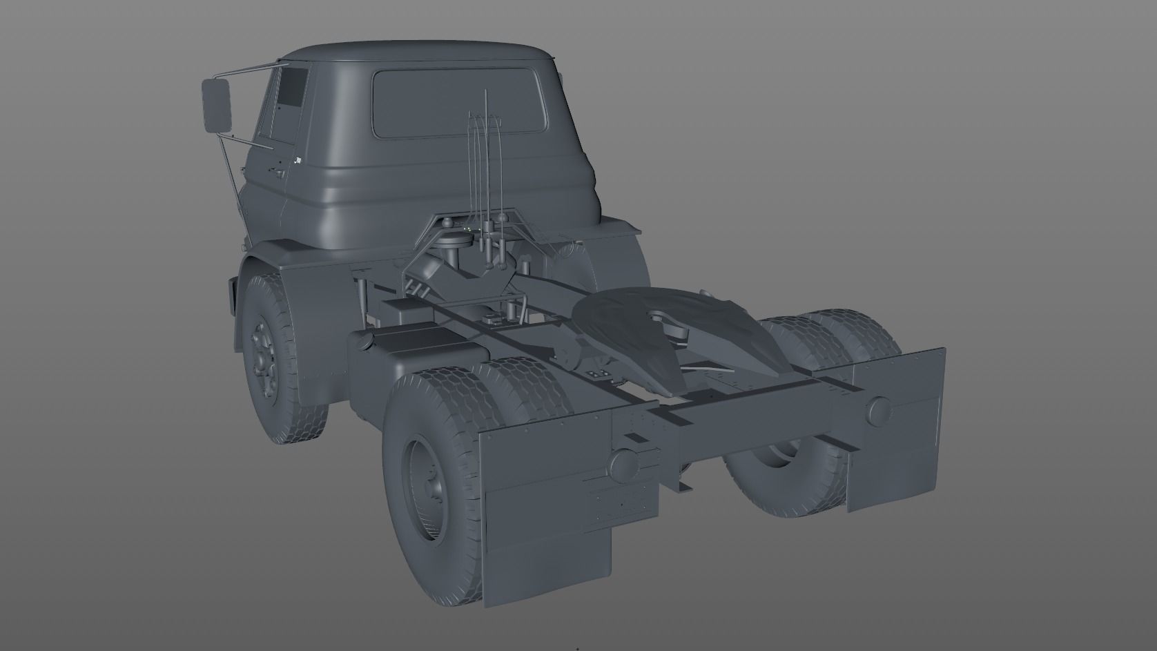 DODGE L700 TILT CAB TRUCK 1969 3D model | CGTrader