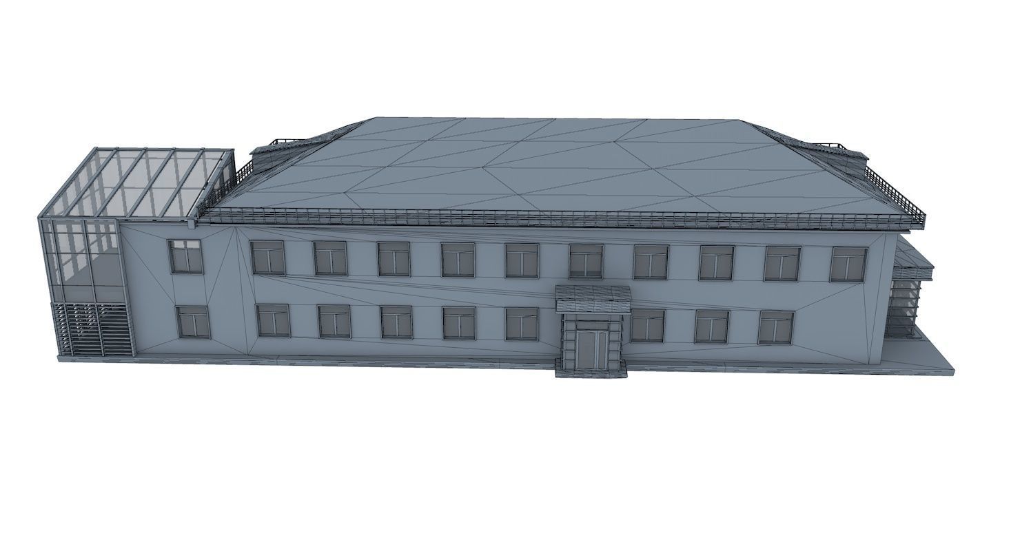 Administrative Office Building 3D model | CGTrader