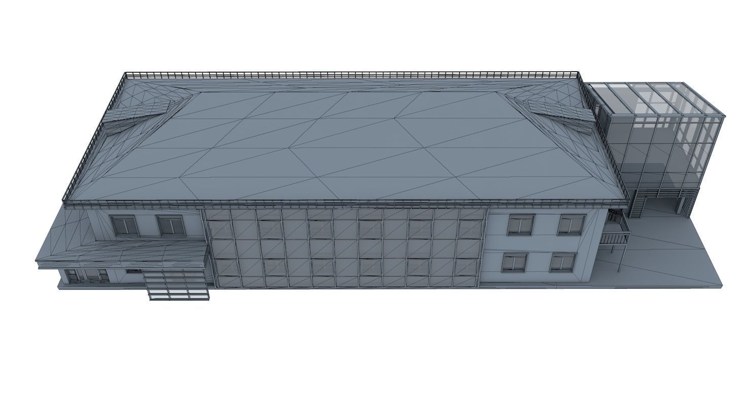 Administrative Office Building 3D model | CGTrader