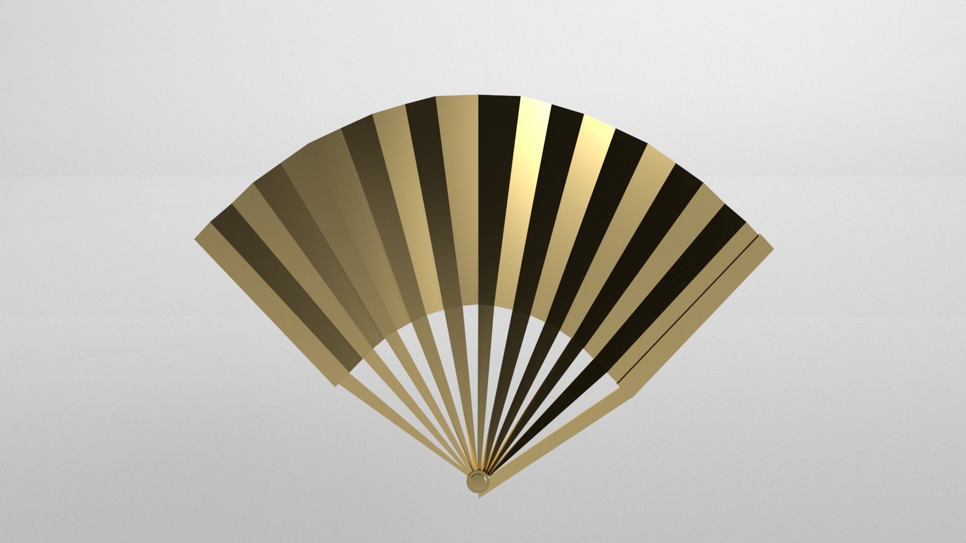 3D model Paper Fan v1 006 VR / AR / low-poly | CGTrader