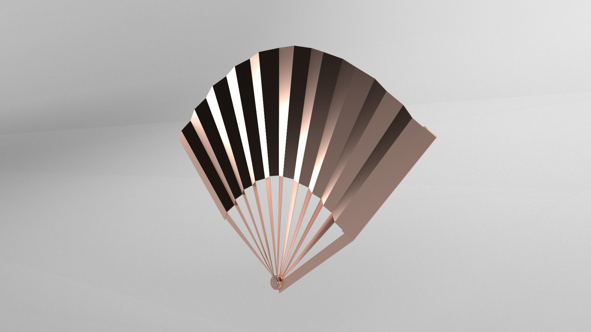 3D model Paper Fan v1 008 VR / AR / low-poly | CGTrader
