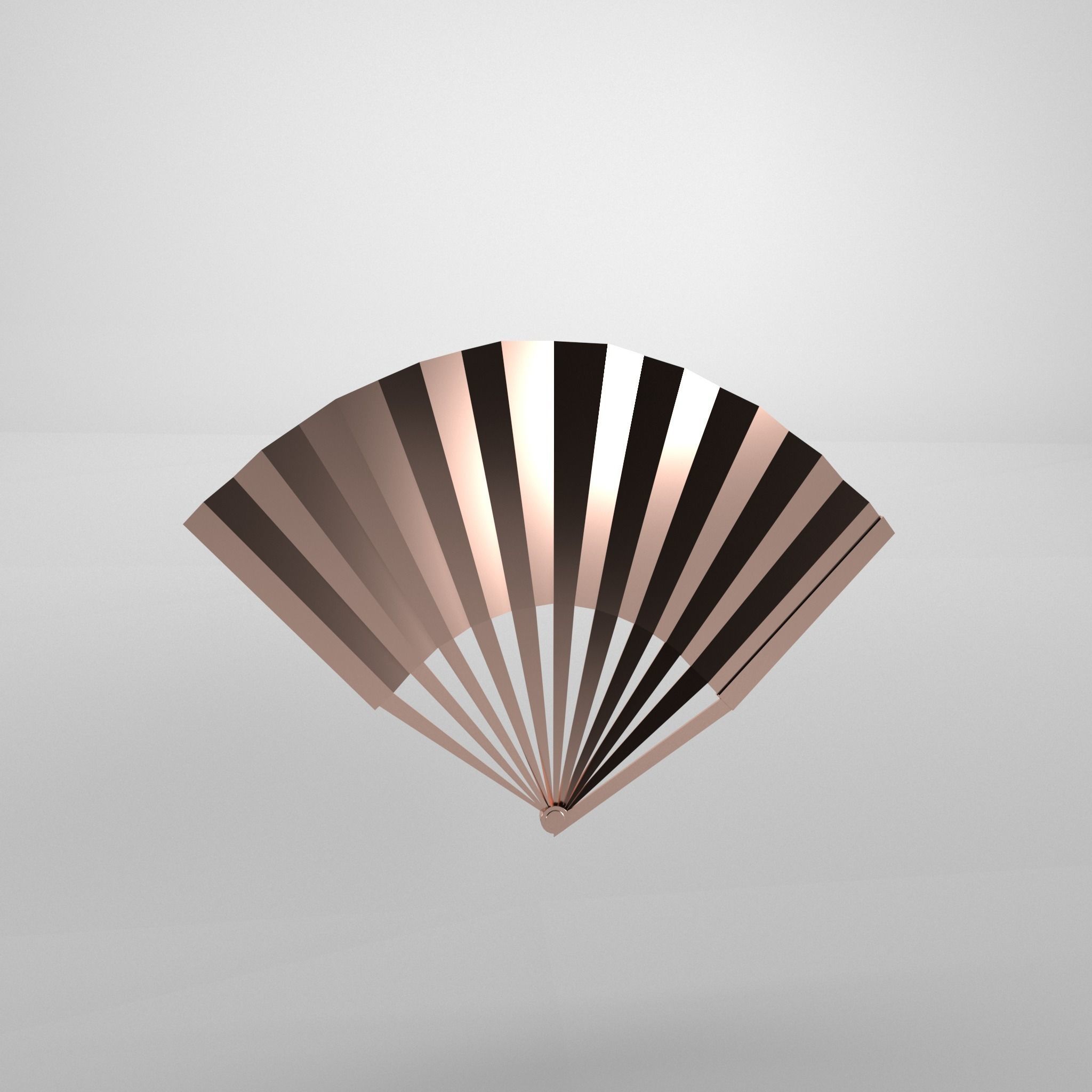 3D model Paper Fan v1 008 VR / AR / low-poly | CGTrader