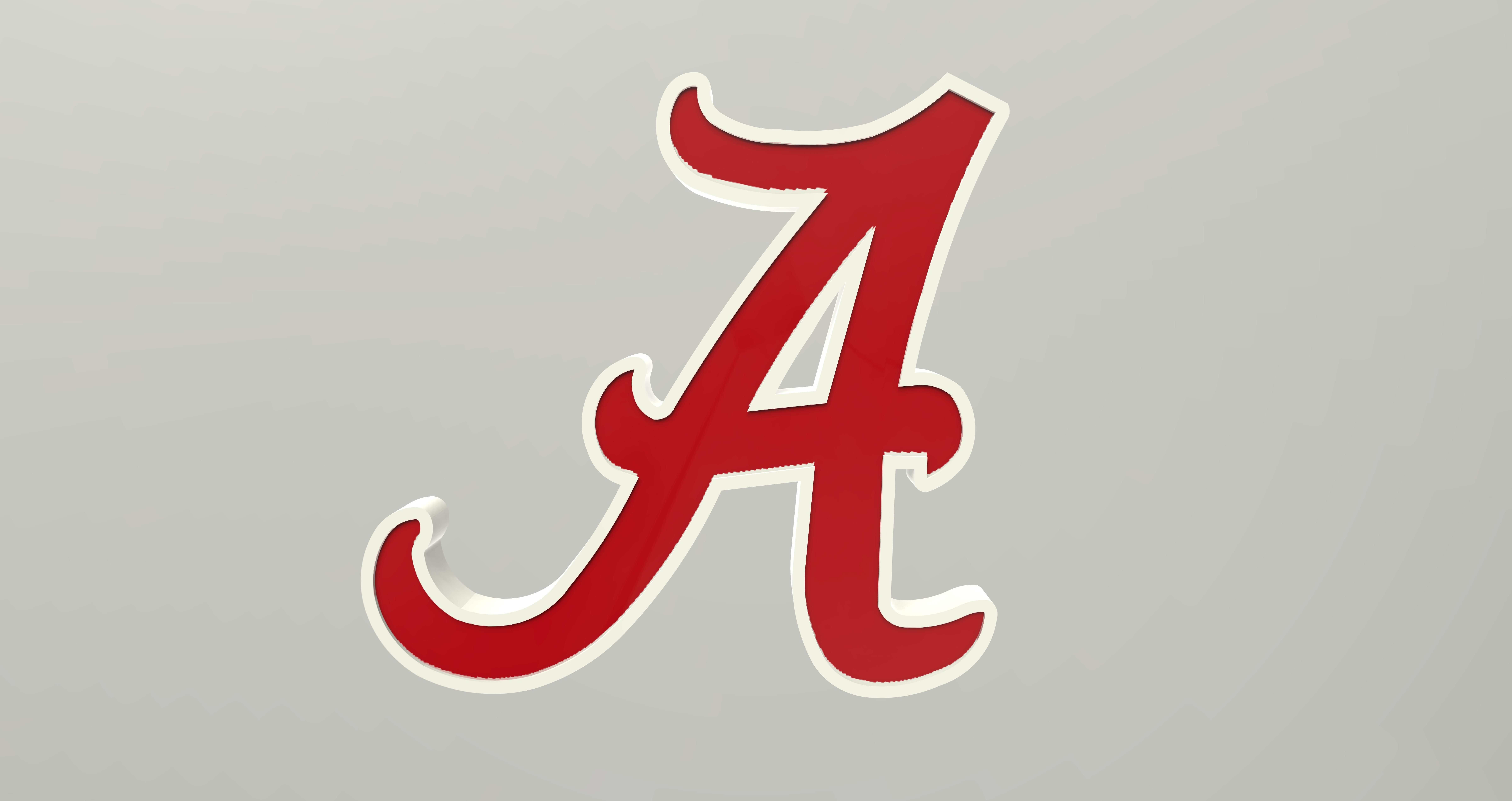 University of Alabama Logo free 3D model | CGTrader