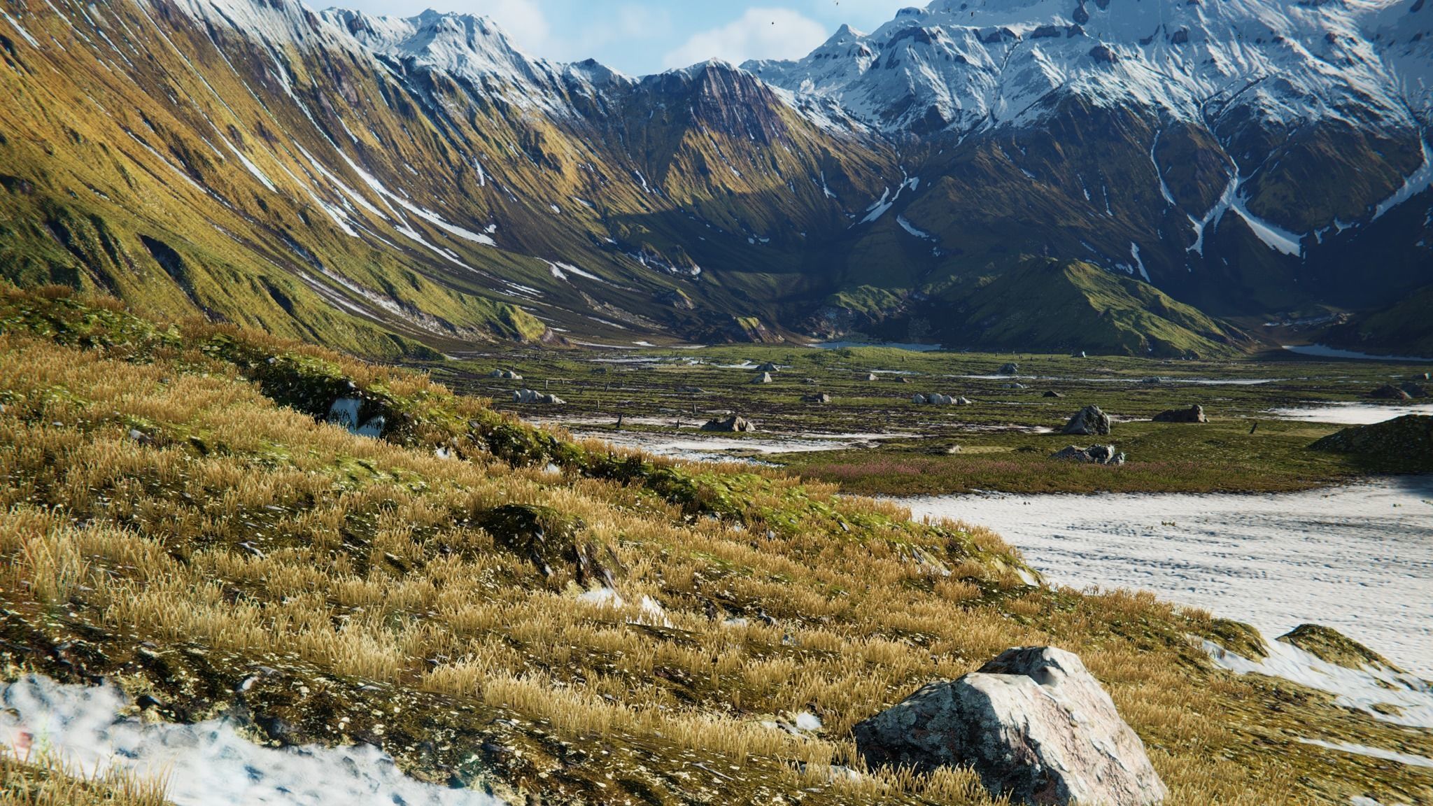 3D model Mountain River Valley Environment - Unity 2017 Project VR / AR ...