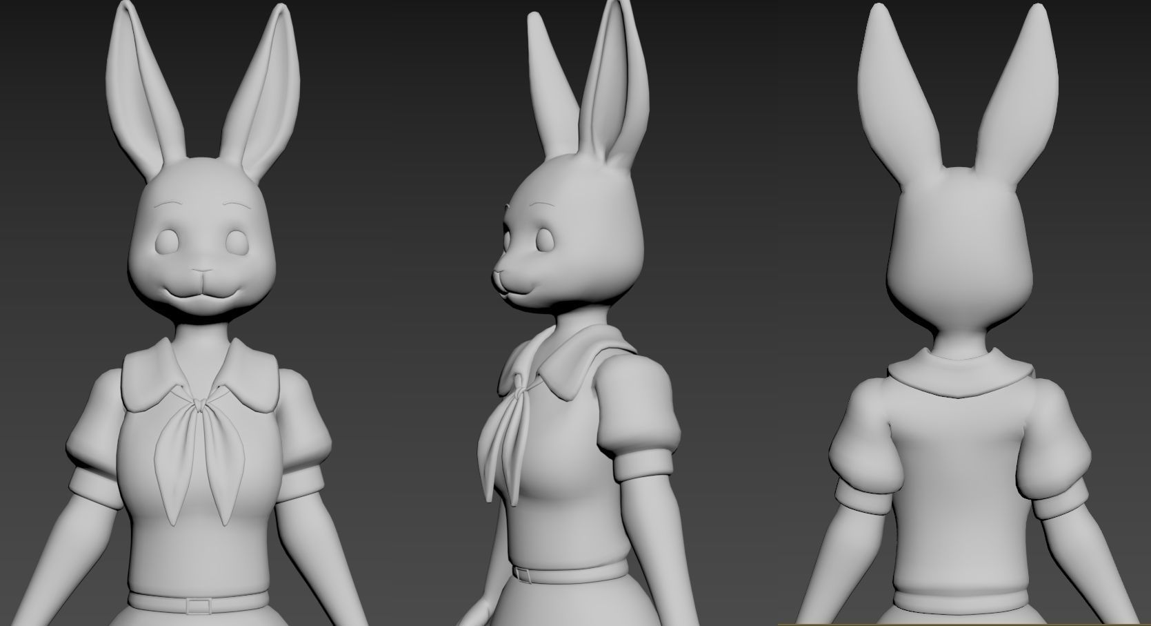 Haru Beastars Anime 3D model rigged | CGTrader