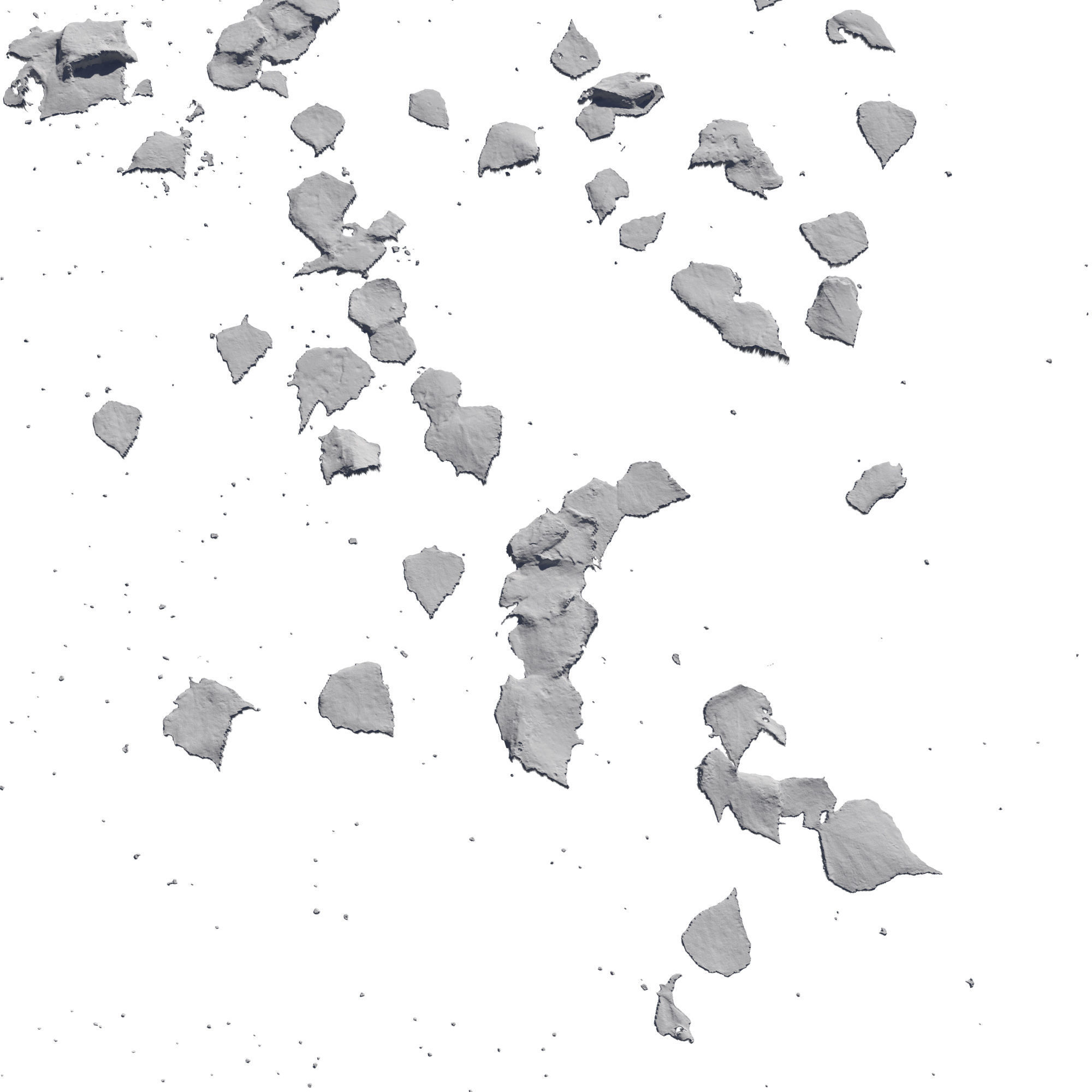 Autumn leaves Decal scan 3D model | CGTrader