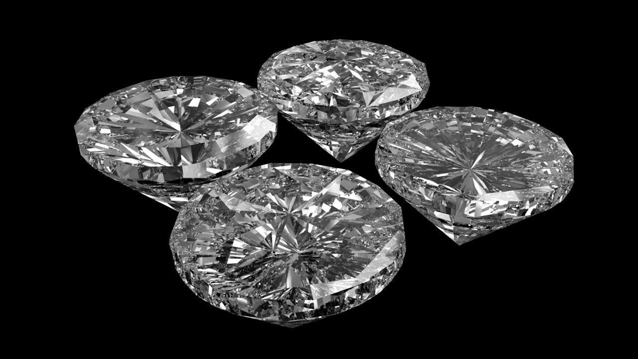 Diamonds diamond free VR / AR / low-poly 3D model | CGTrader