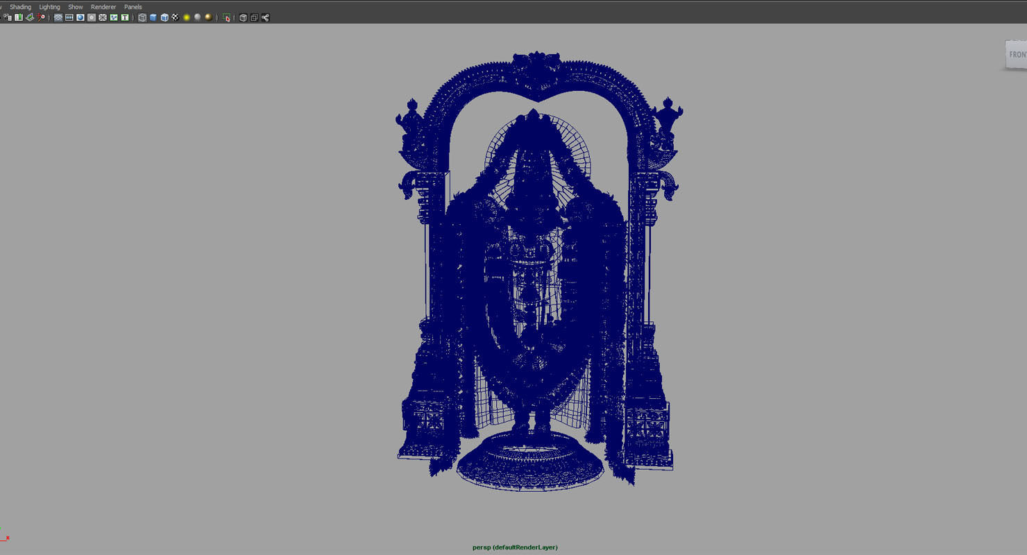 god thirupathi Venkateswara balaji 3D model | CGTrader