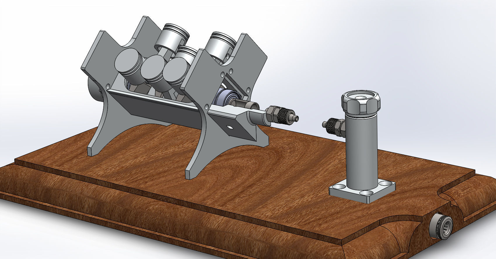 V6 Miniature Engine 3D model | CGTrader