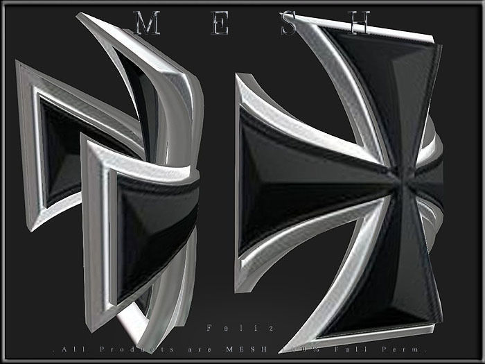 3D model iron cross - Curved VR / AR / low-poly | CGTrader