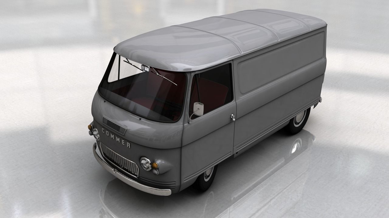 COMMER FC VAN 1968 3D model | CGTrader