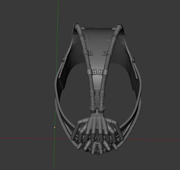 Bane mask 3D model 3D printable | CGTrader