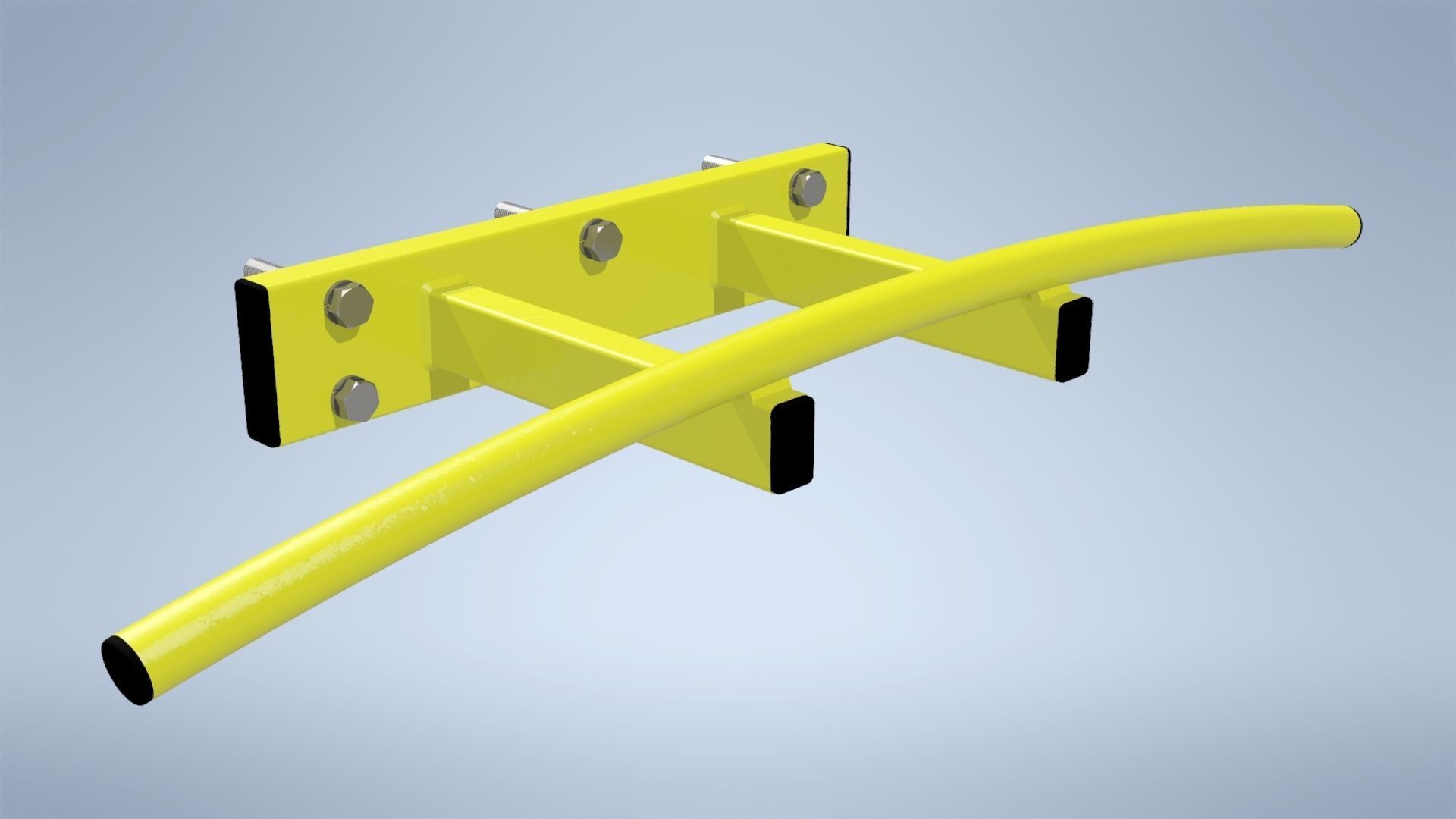 3D model Wall crossfit pull up fitness machine VR / AR / low-poly ...