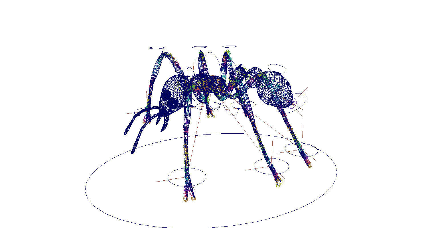 ant 3d rig model 3D model | CGTrader