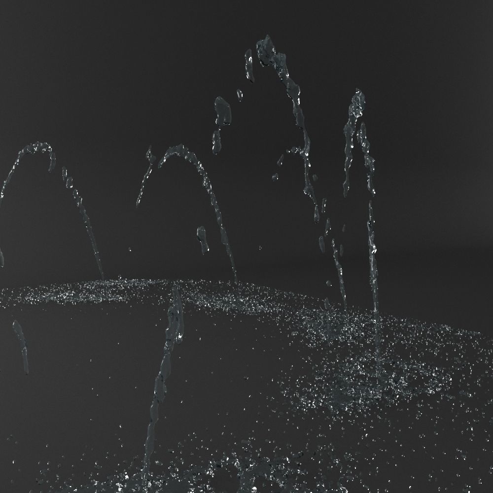Water Jet Exterior Fountains Pack 2 3D model | CGTrader