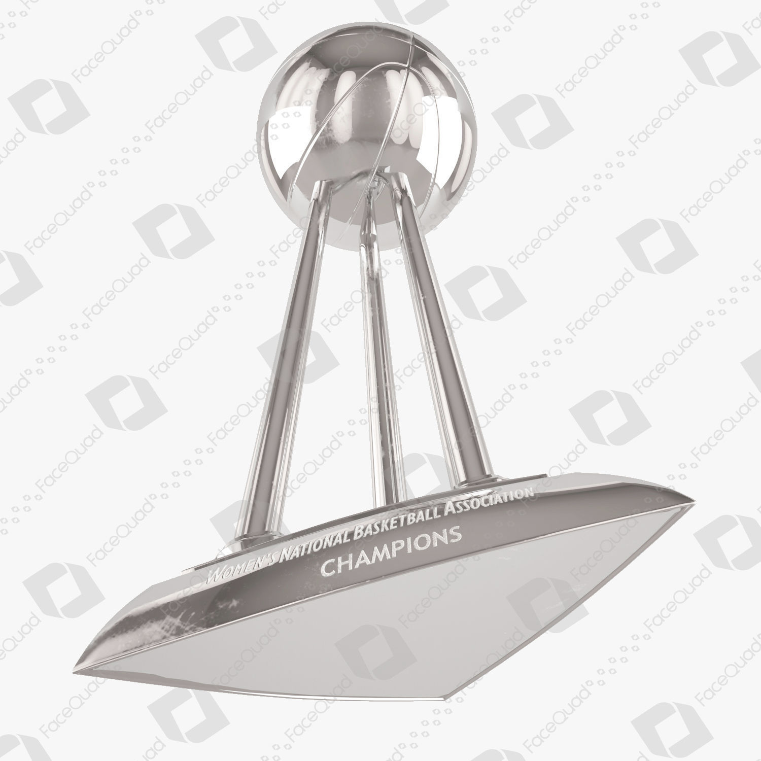 WNBA Championship Trophy 3D model | CGTrader